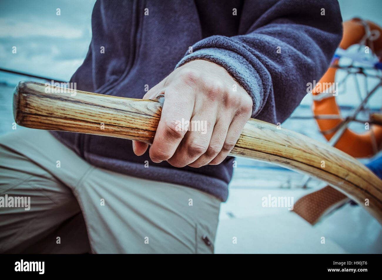 close up of the sailor hand Stock Photo - Alamy