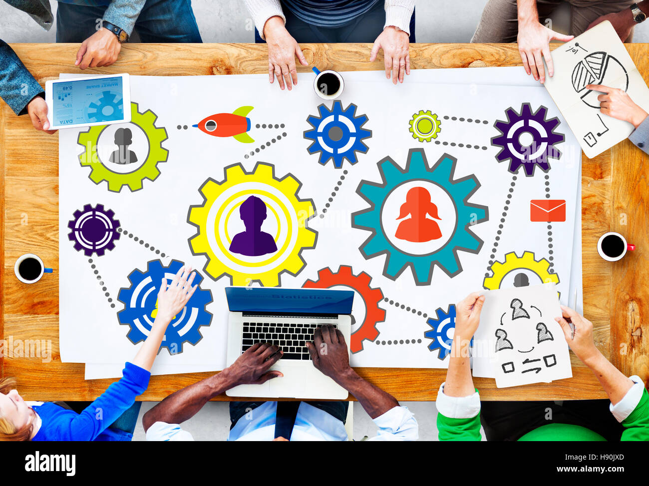 Community Business Team Partnership Collaboration Support Concept Stock ...