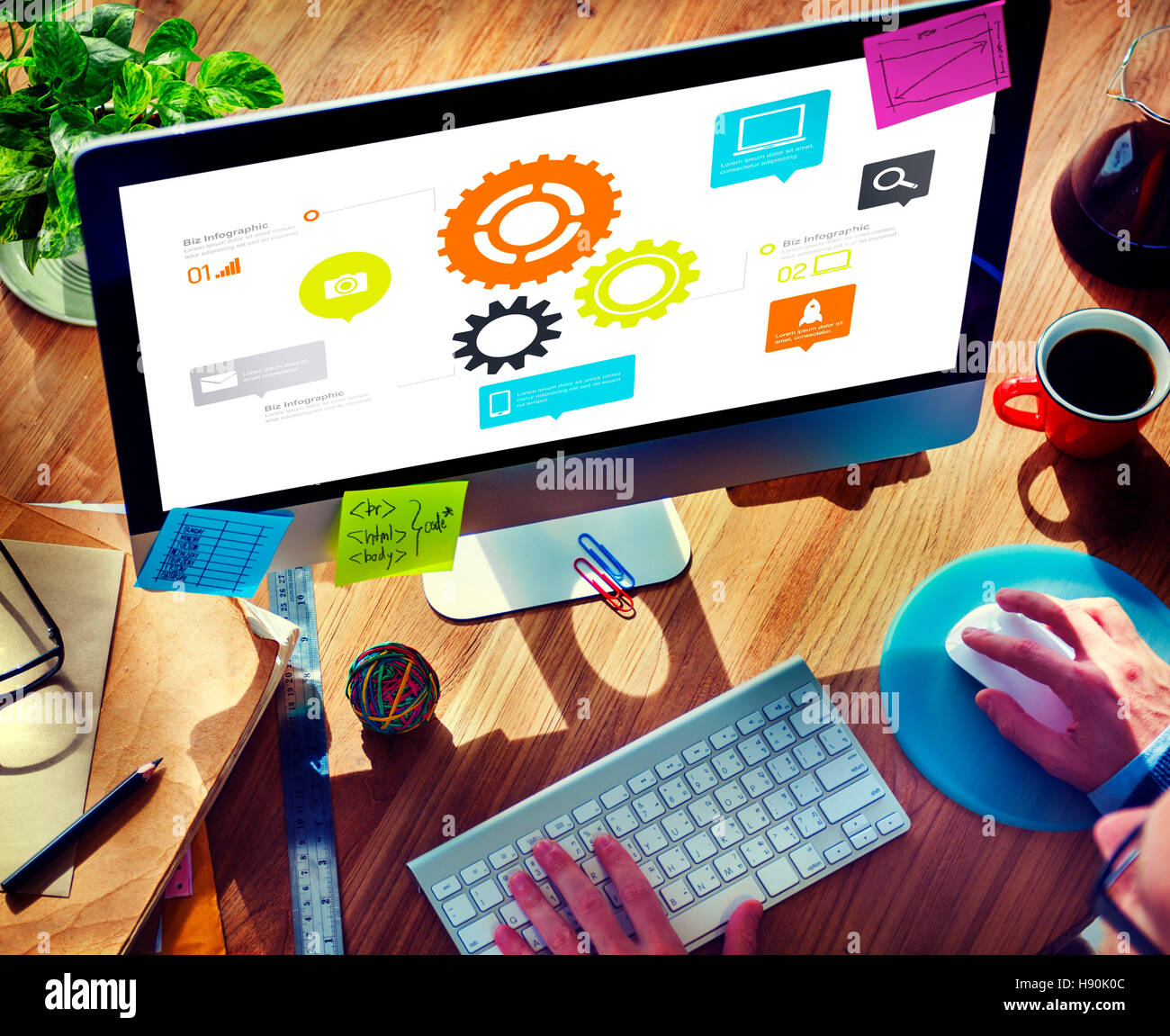 Team Teamwork Cog Functionality Technology Business Concept Stock Photo ...