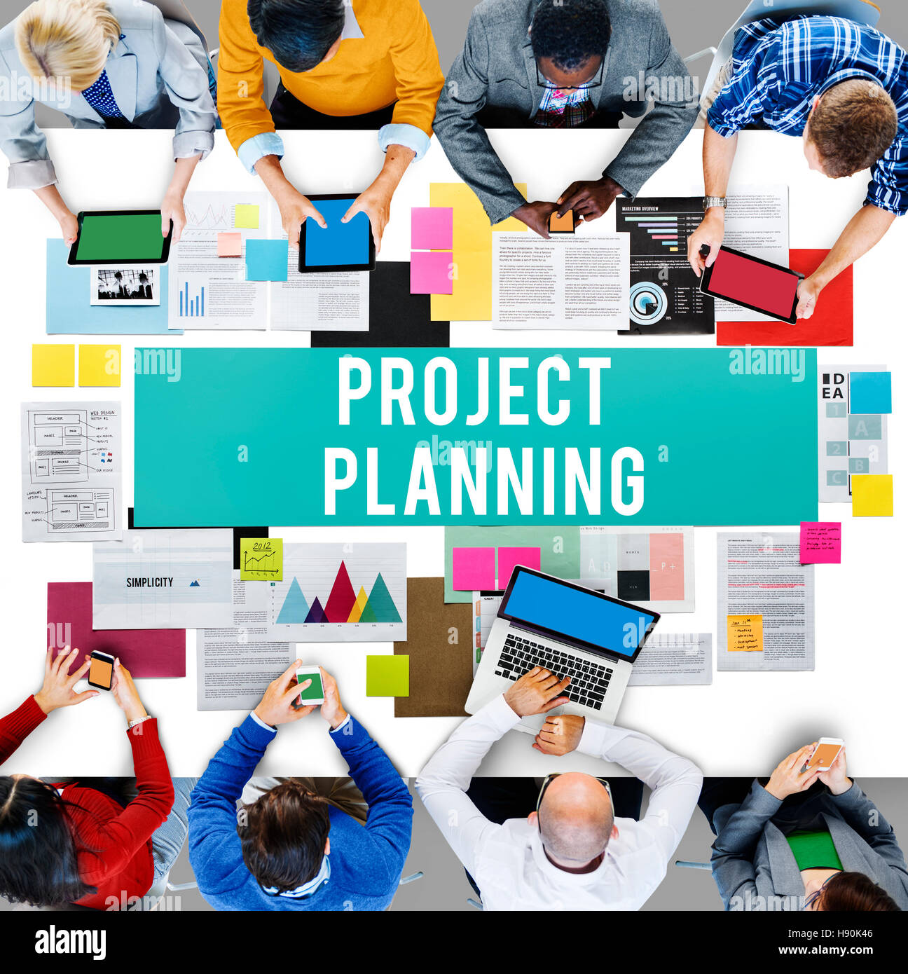 Project Planning Estimate Forecast Predict Task Concept Stock Photo - Alamy