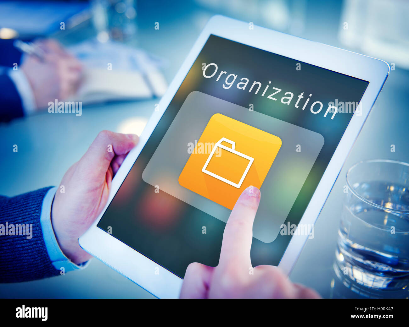 Business Digital Folder Application Concept Stock Photo - Alamy