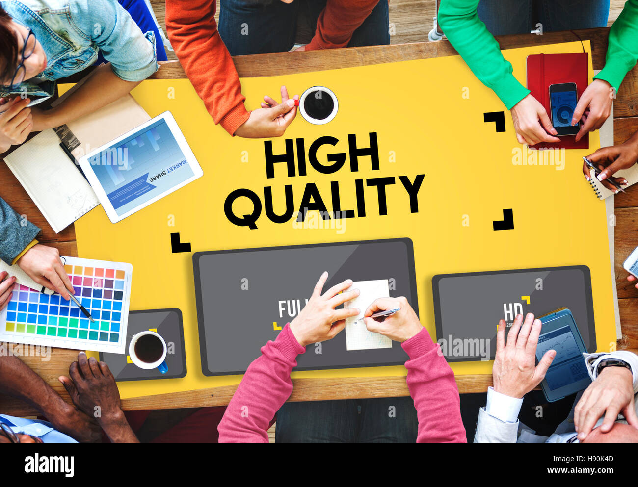 4k business team working technology hi-res stock photography and images ...