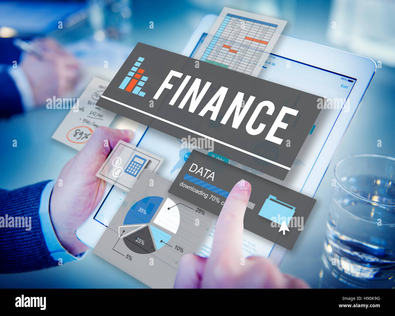 Finance Banking Profit Money Profit Concept Stock Photo - Alamy