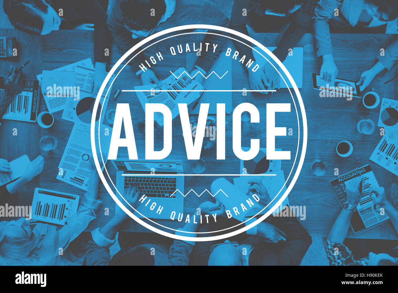 Advice Tips Consultation Guide Concept Stock Photo - Alamy