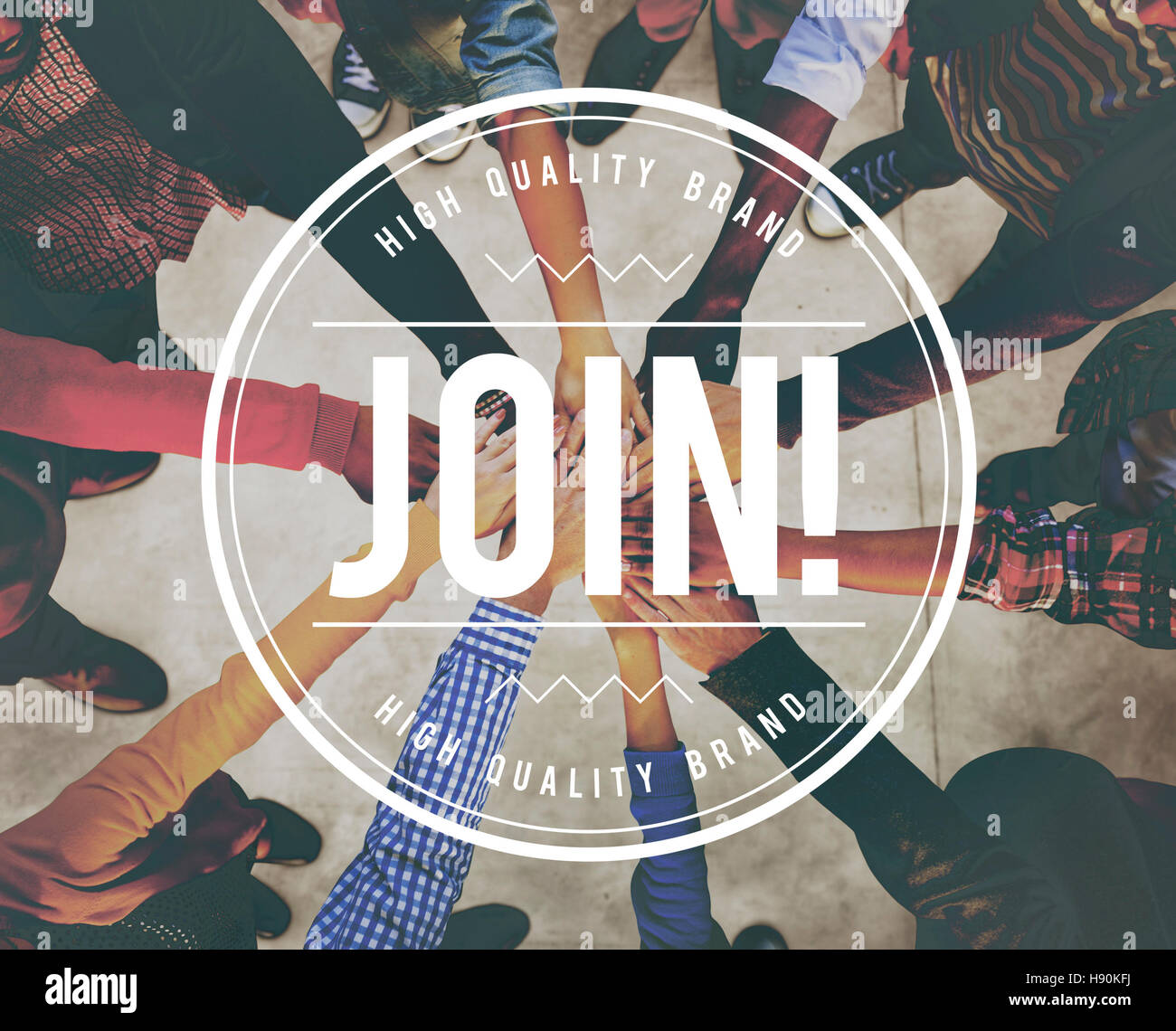 Join Us Application Company Hiring Concept Stock Photo - Alamy