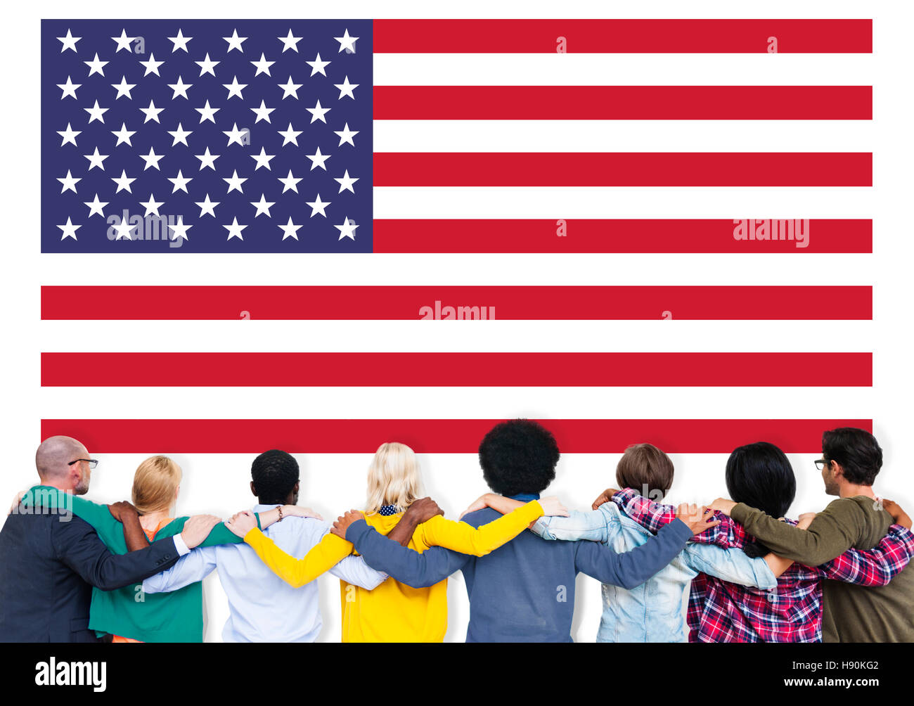 American Flag Nationality Liberty Country Concept Stock Photo - Alamy