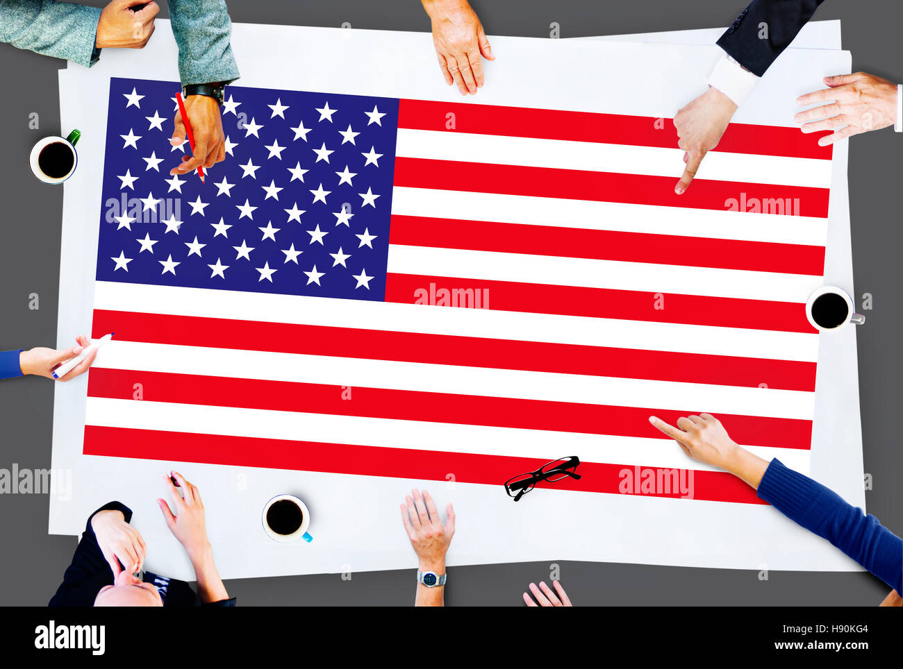 American Flag Nationality Liberty Country Concept Stock Photo - Alamy