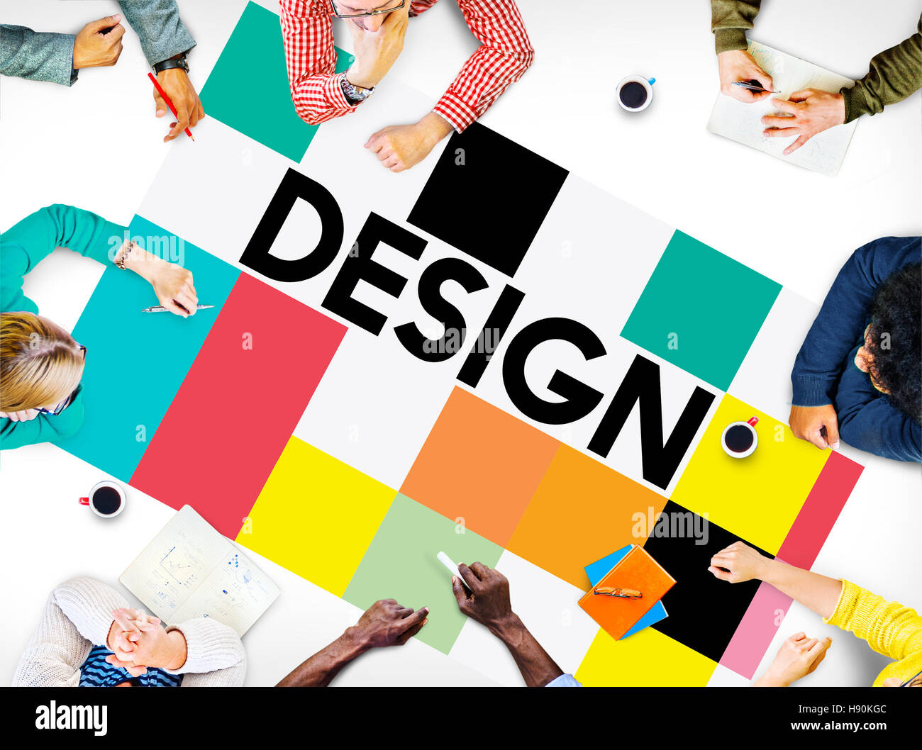 Design Drawing Outline Planning Purpose Creative Concept Stock Photo ...