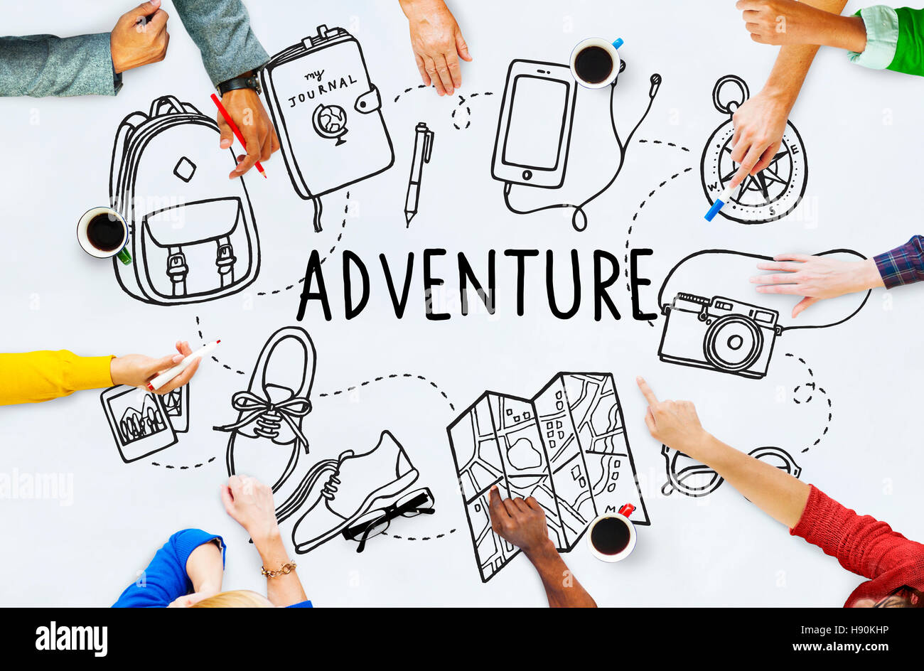 Business Team Meeting Brainstorming Planning Concept Stock Photo - Alamy