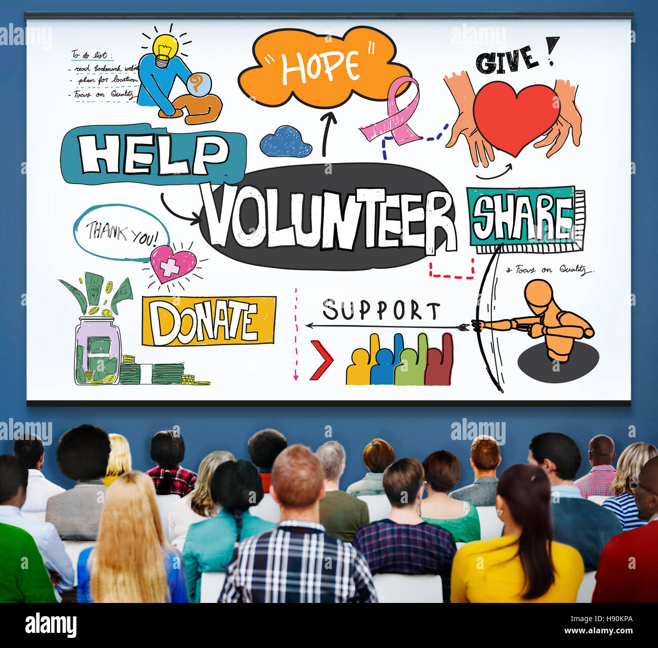 Volunteer Voluntary Volunteering Assist Charity Concept Stock Photo - Alamy