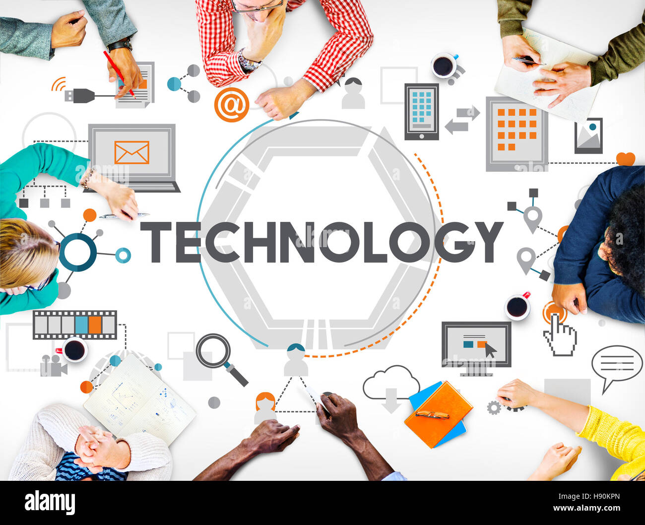 Technology Future Digital Media Innovation Concept Stock Photo - Alamy