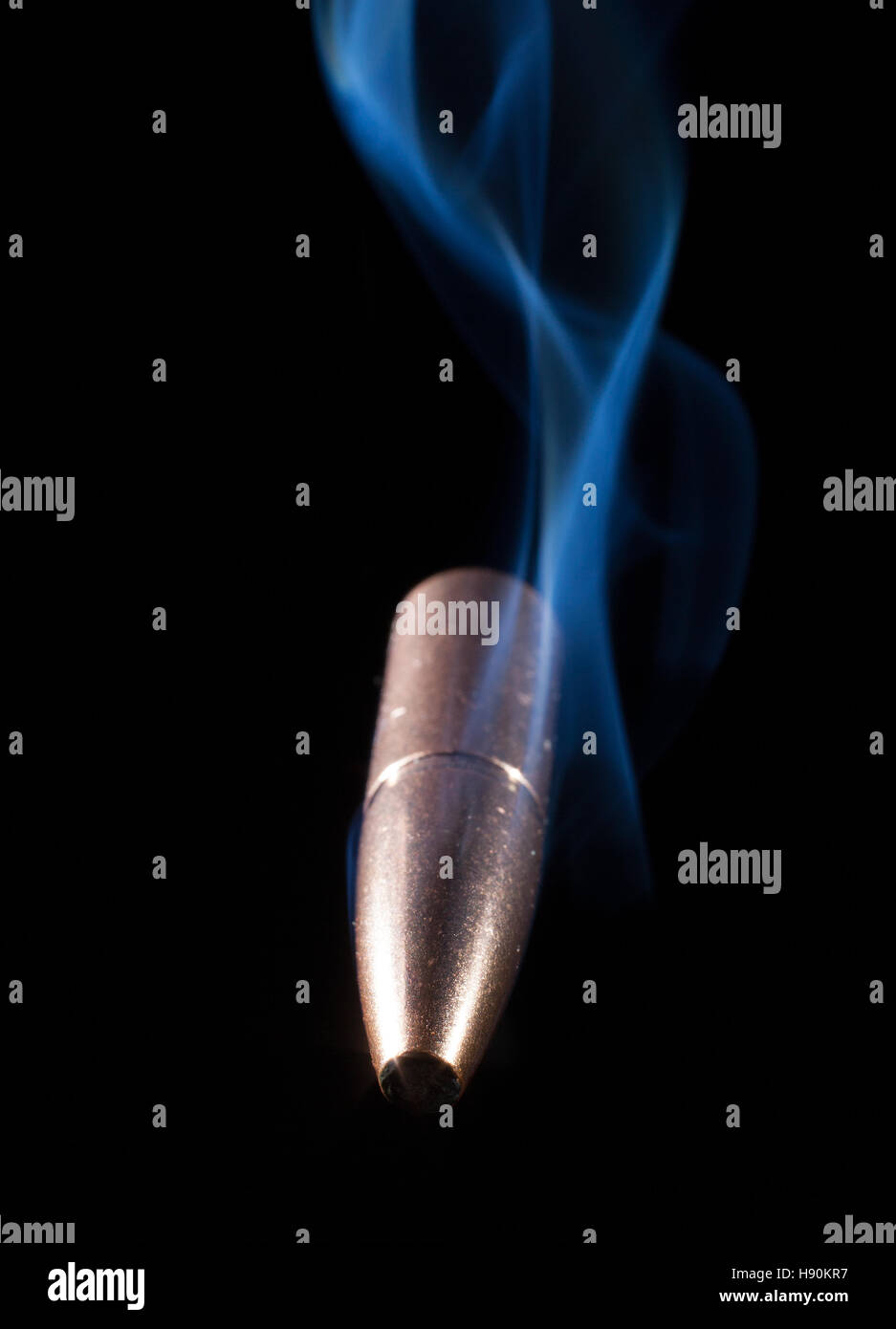 Bullet heading toward the camera and going to hit the viewer Stock ...