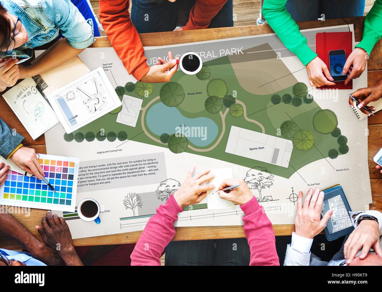 Layout map hi-res stock photography and images - Alamy