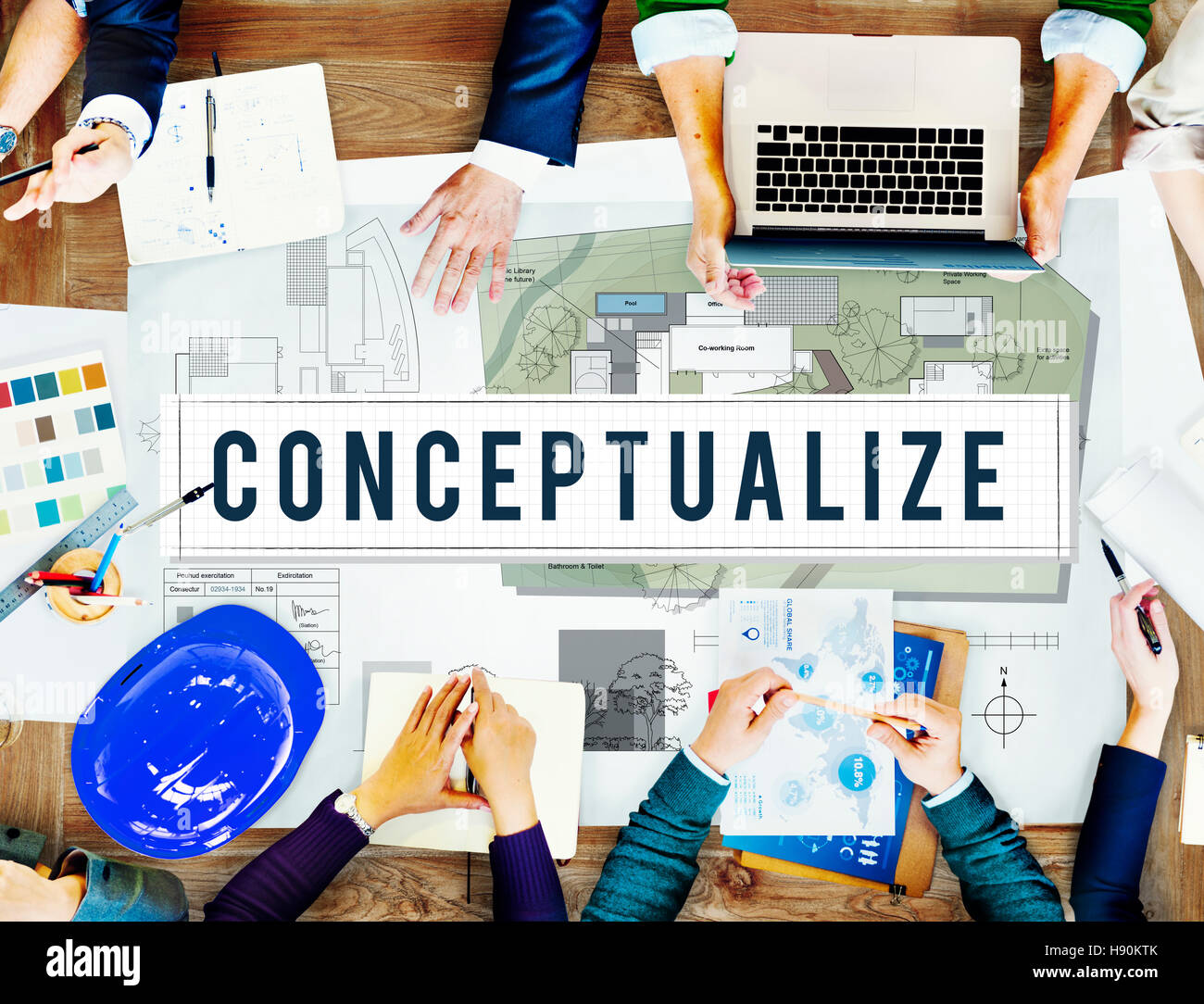 Conceptualize Ideas Creative Imagination Plan Intention Concept Stock ...