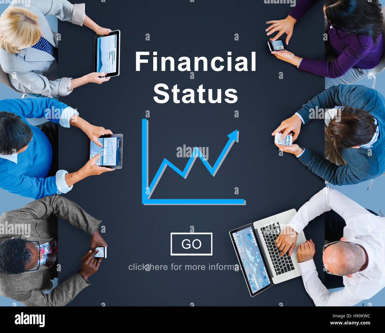 Financial Status Money Cash Growth Analysis Concept Stock Photo - Alamy