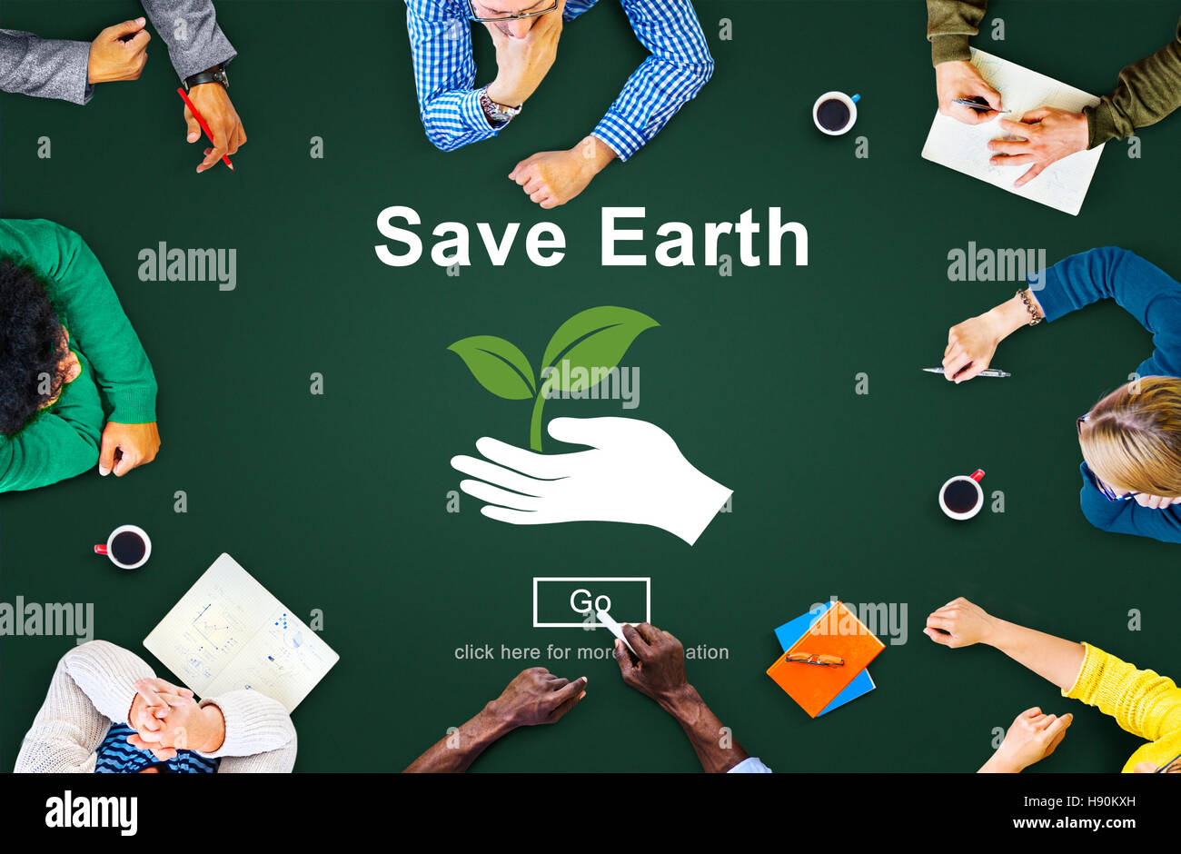 Save Earth Environmental Conservation Global Concept Stock Photo - Alamy
