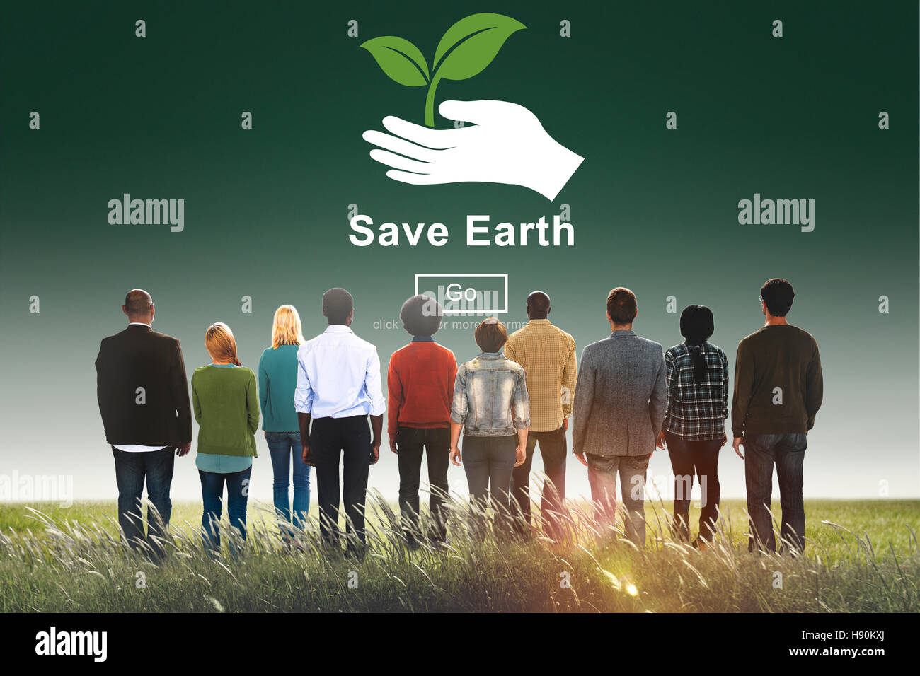 Save Earth Environmental Conservation Global Concept Stock Photo - Alamy