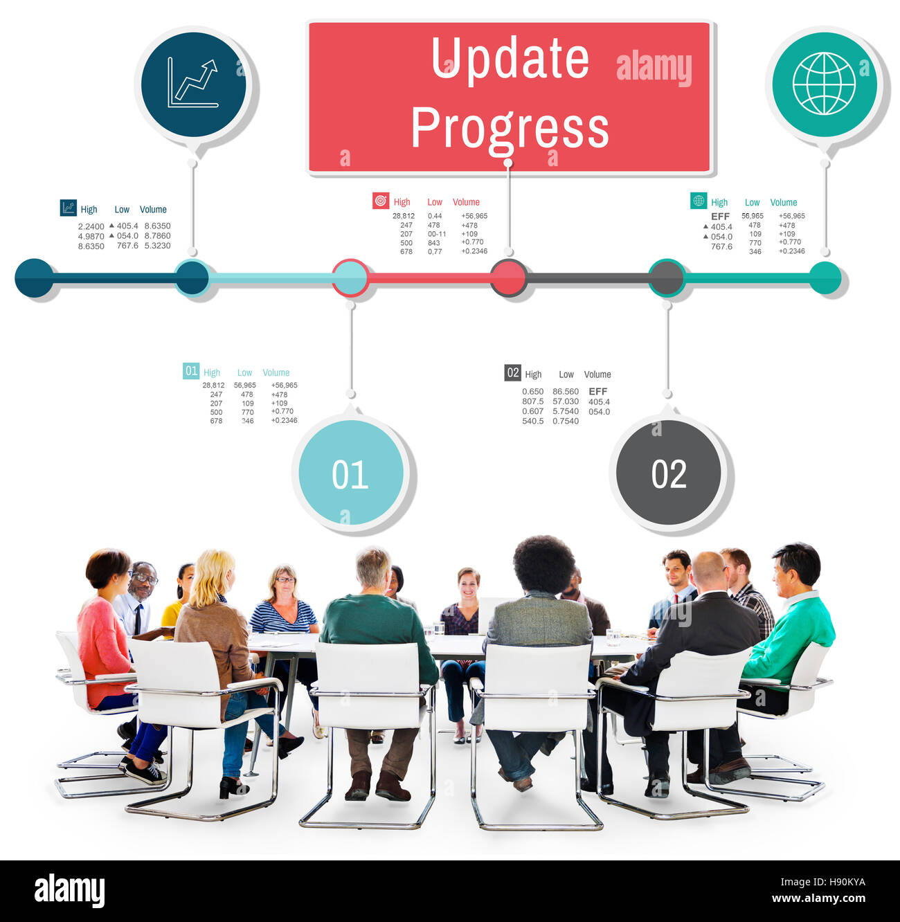 Update Progress Improvement Proceed Information Concept Stock Photo - Alamy