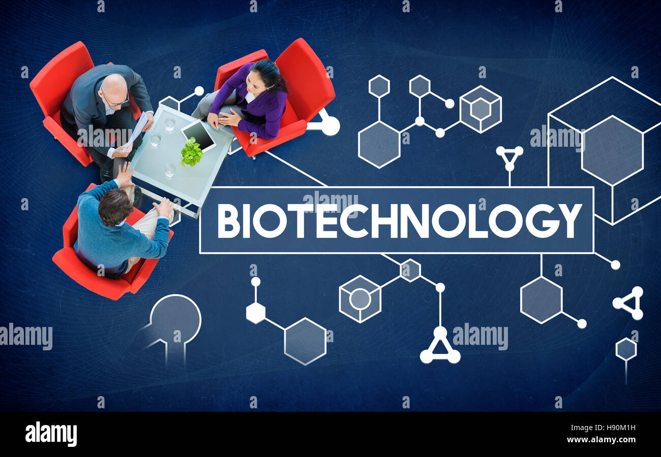 Biotechnology DNA Cell Molecule Experiment Research Concept Stock Photo ...