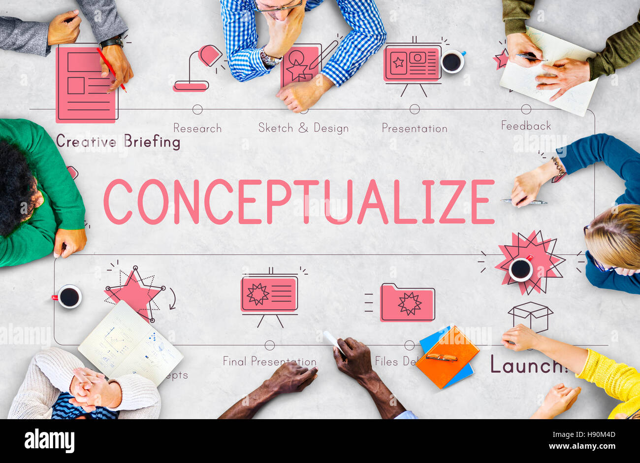 Design Development Visualize Creativity Concept Stock Photo - Alamy