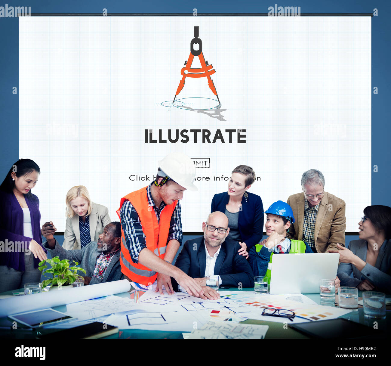 Illustrate Create Imagination Ideas Artistic Concept Stock Photo - Alamy