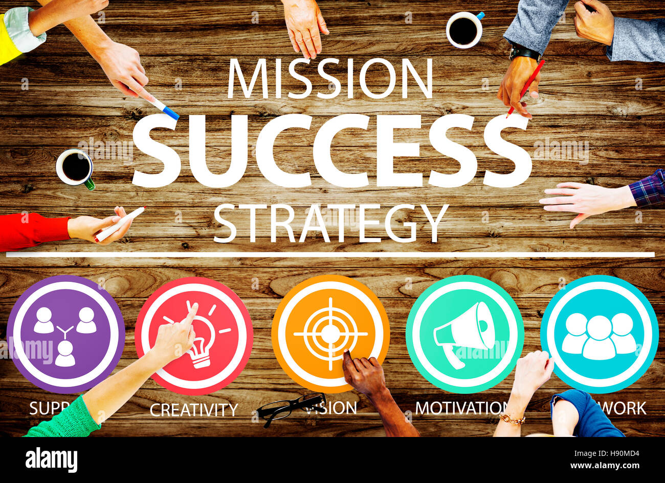 Mission Success Strategy Achievement Strategy Concept Stock Photo - Alamy