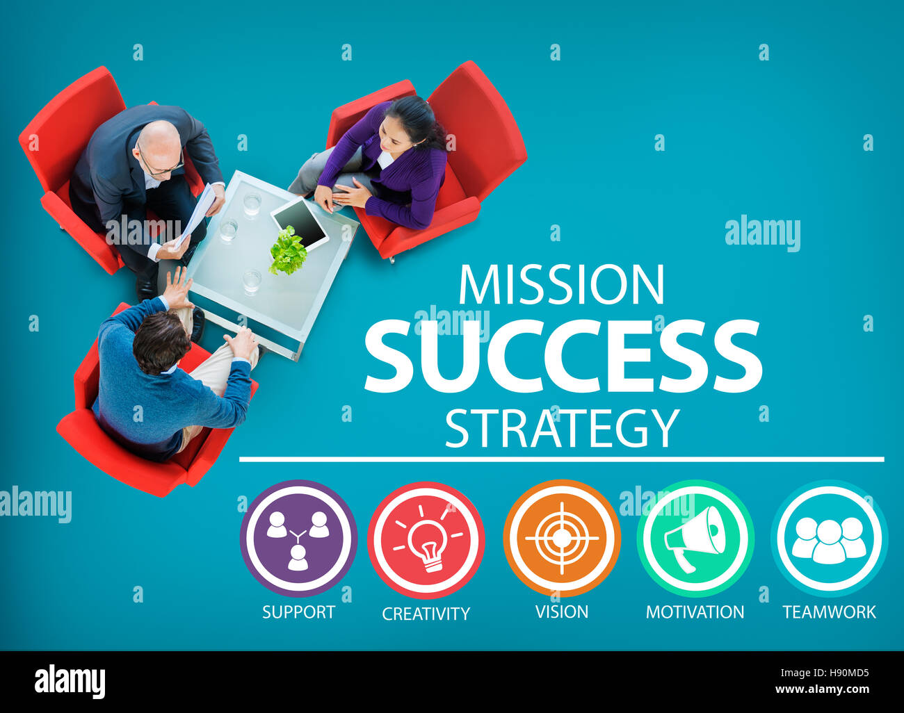 Mission Success Strategy Achievement Strategy Concept Stock Photo - Alamy