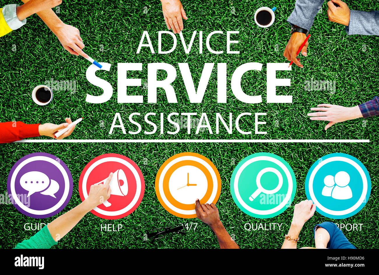 Customer support office green hi-res stock photography and images - Alamy