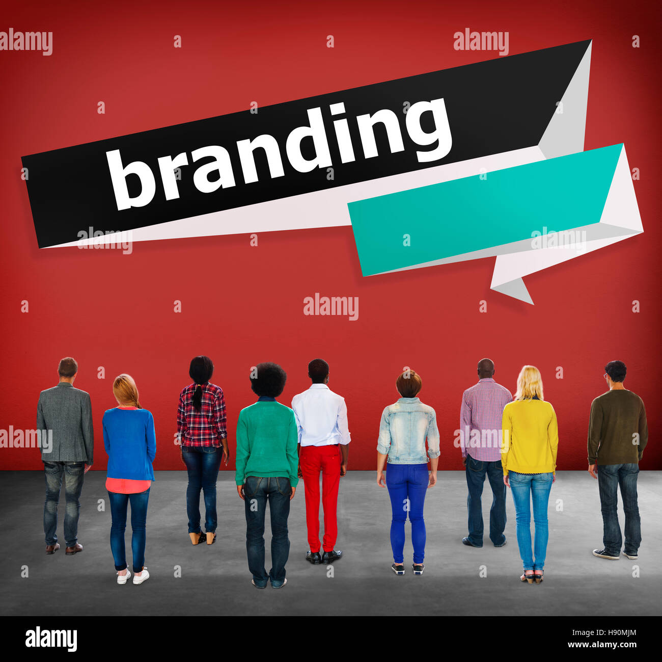 Branding Brand Trademark Identity Advertising Label Concept Stock Photo ...