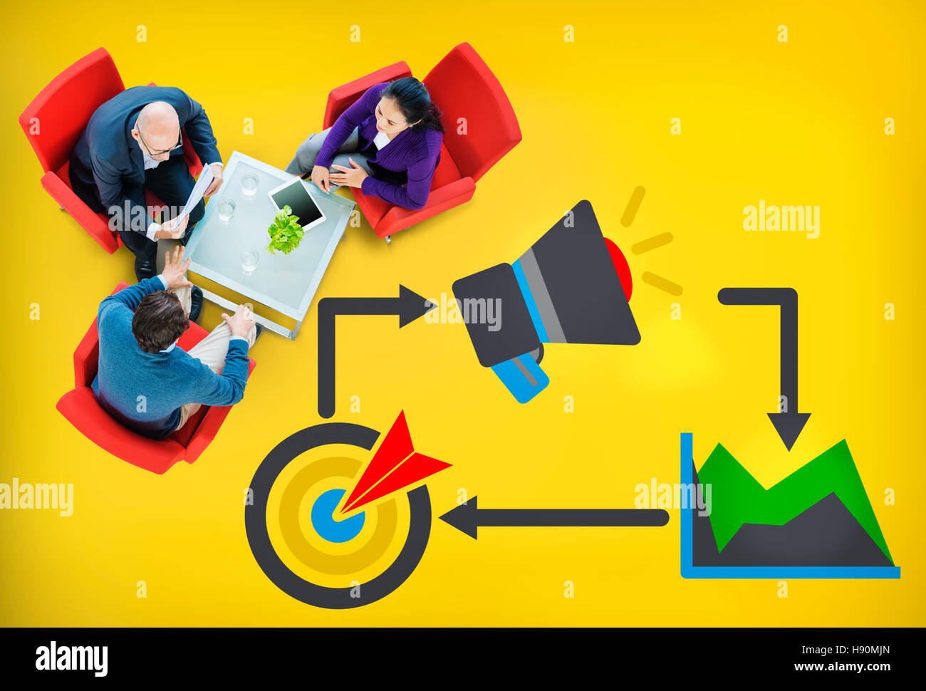Branding Marketing Advertising Identity Trademark Concept Stock Photo ...