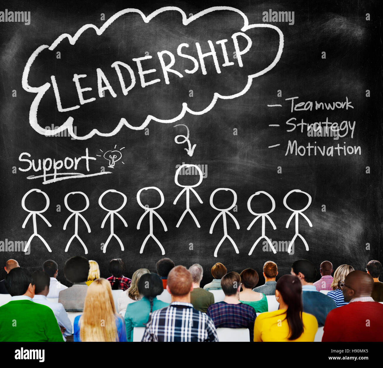 Lead Leadership Chief Team Partnership Concept Stock Photo - Alamy