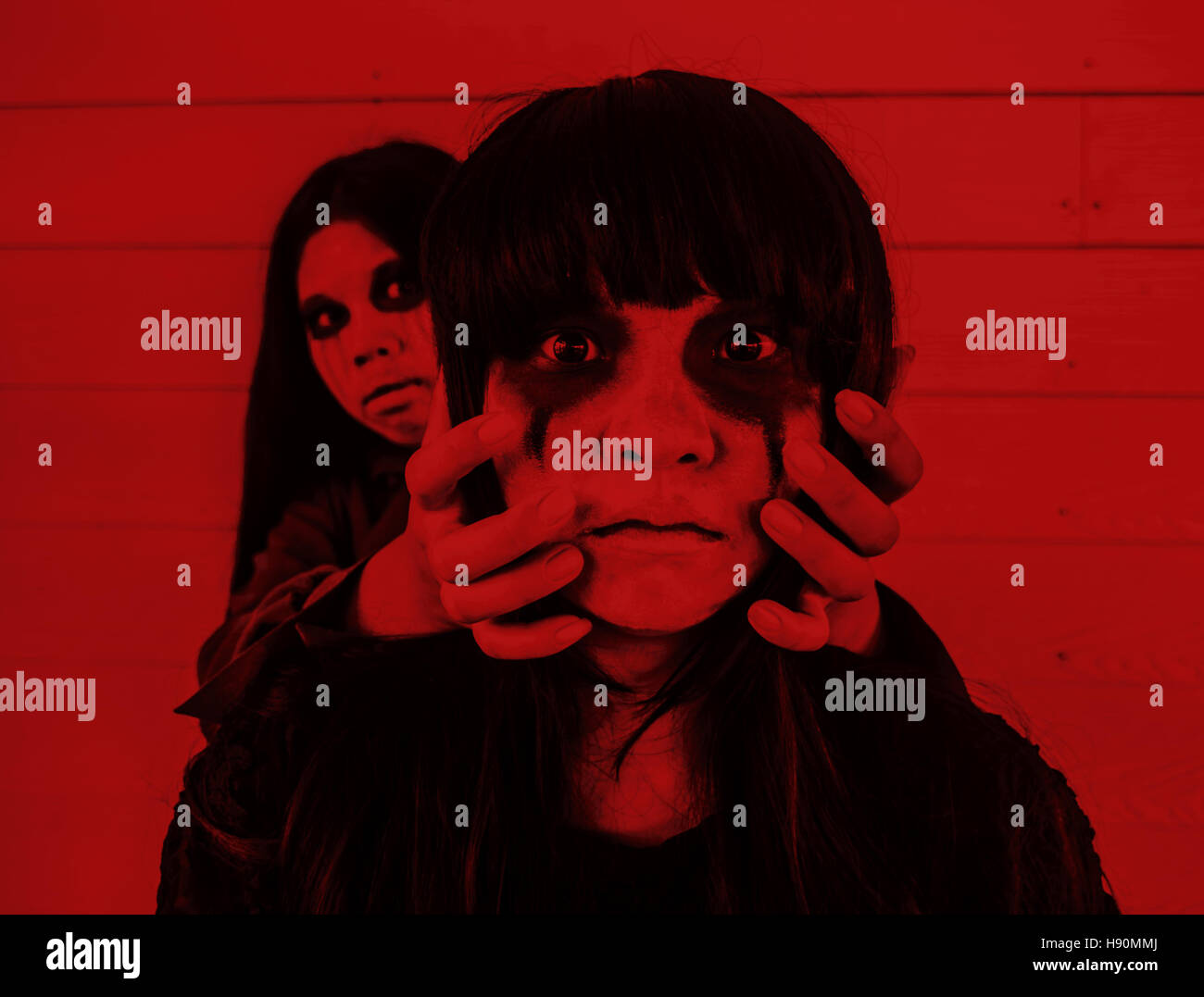 Ghost the possessions,Scary background for halloween concept and book ...