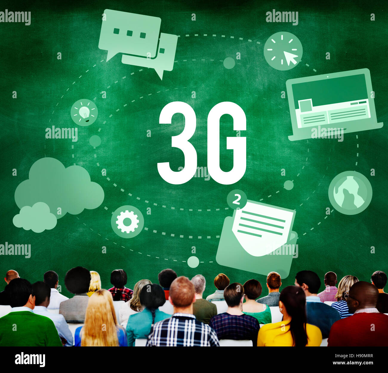 3G Connection Wireless Telecommunications Mobility Concept Stock Photo ...