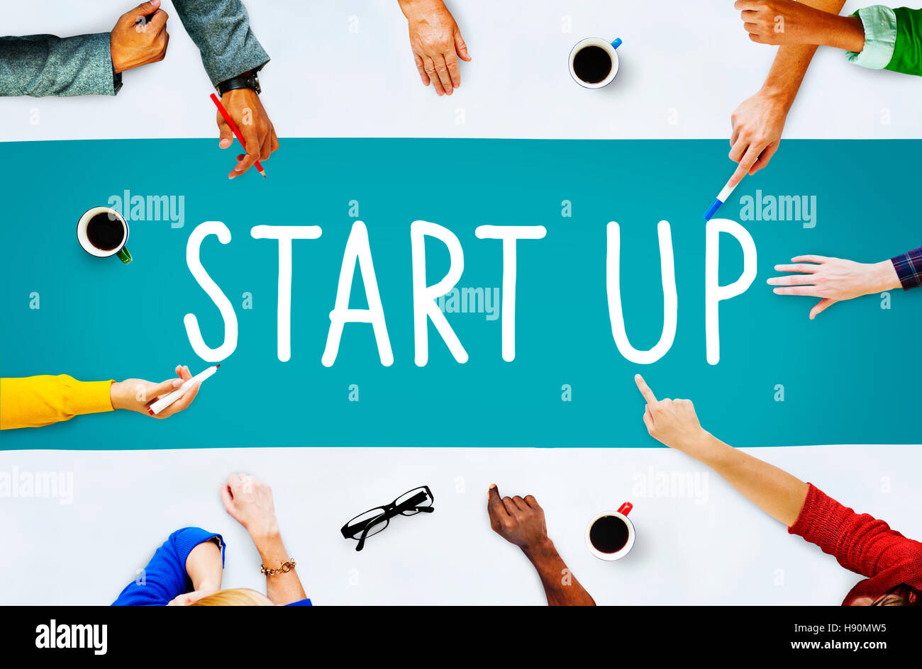 Startup Business Plan Creativity Ideas Inspiration Concept Stock Photo ...