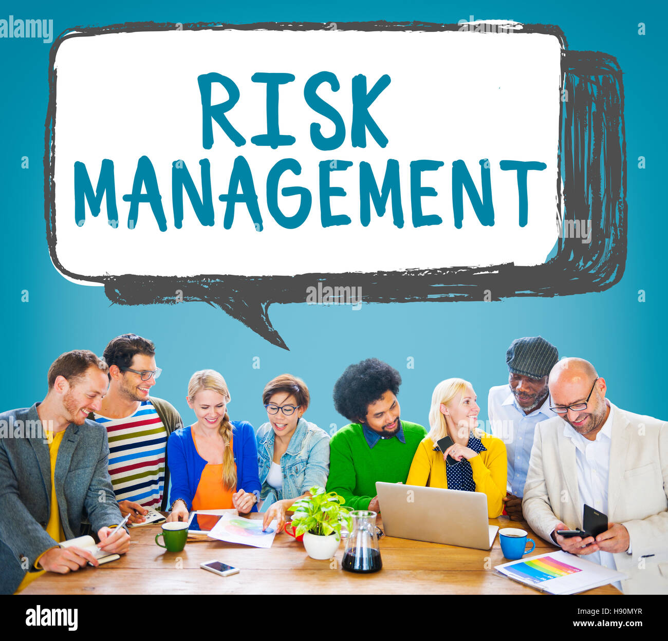 Risk Management Hazard Dangerous Prevent Protect Concept Stock Photo ...
