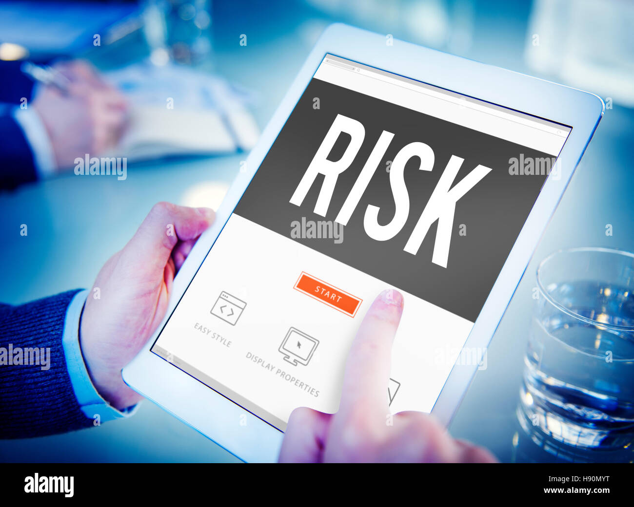Risk Chance Safety Security Unsure Weakness Concept Stock Photo - Alamy