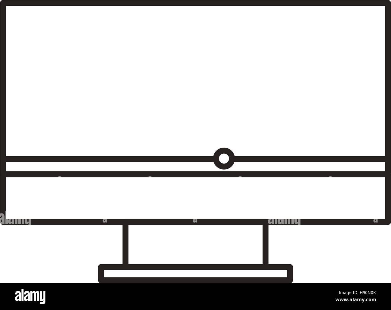 monitor desktop computer icon vector illustration design Stock Vector ...