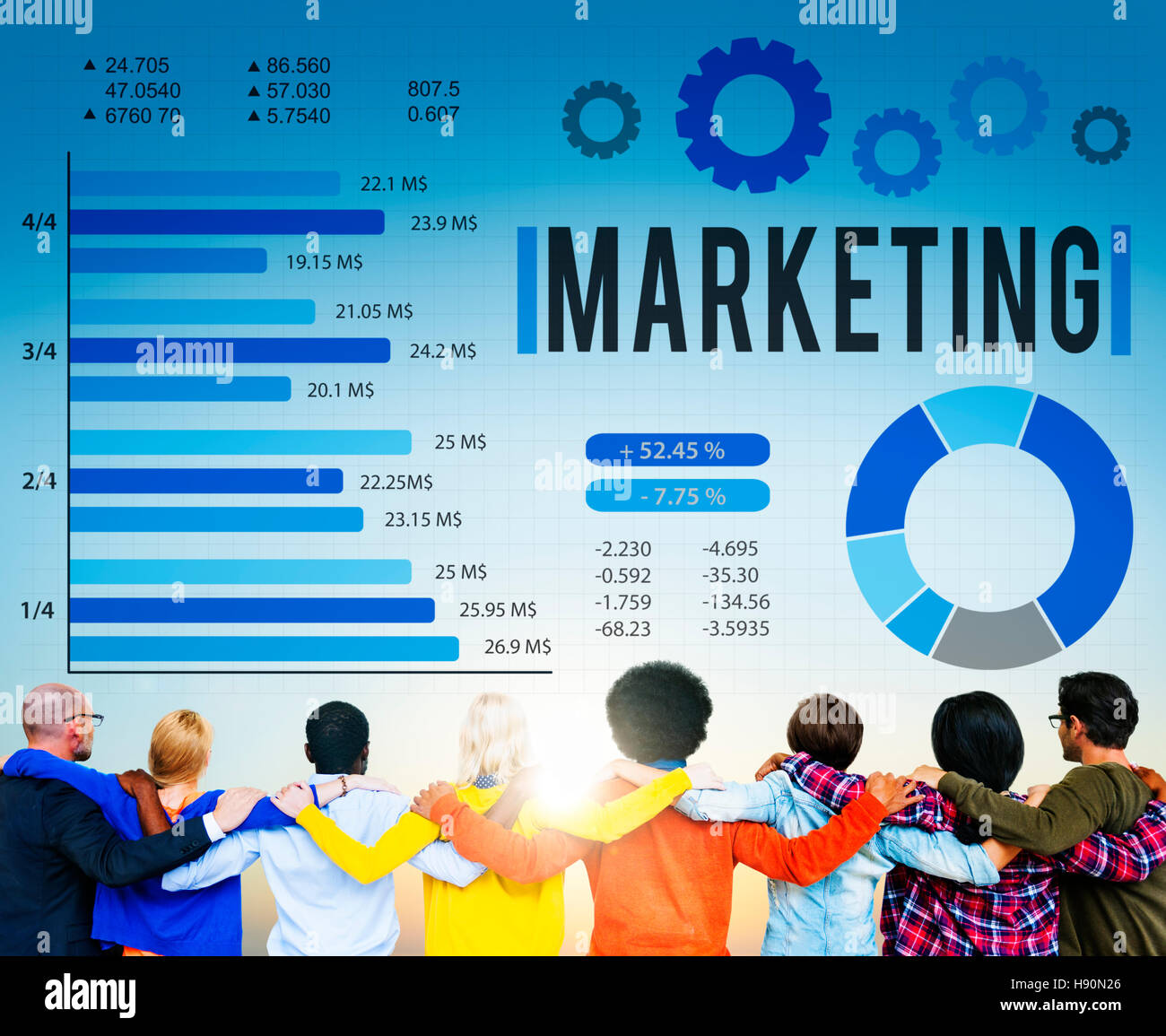 Marketing Advertisement Commercial Branding Concept Stock Photo - Alamy