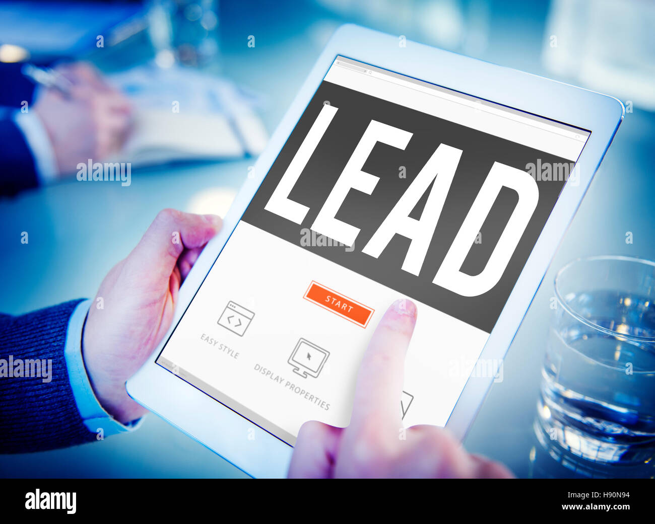Lead Leadership Director Coach Boss Concept Stock Photo - Alamy