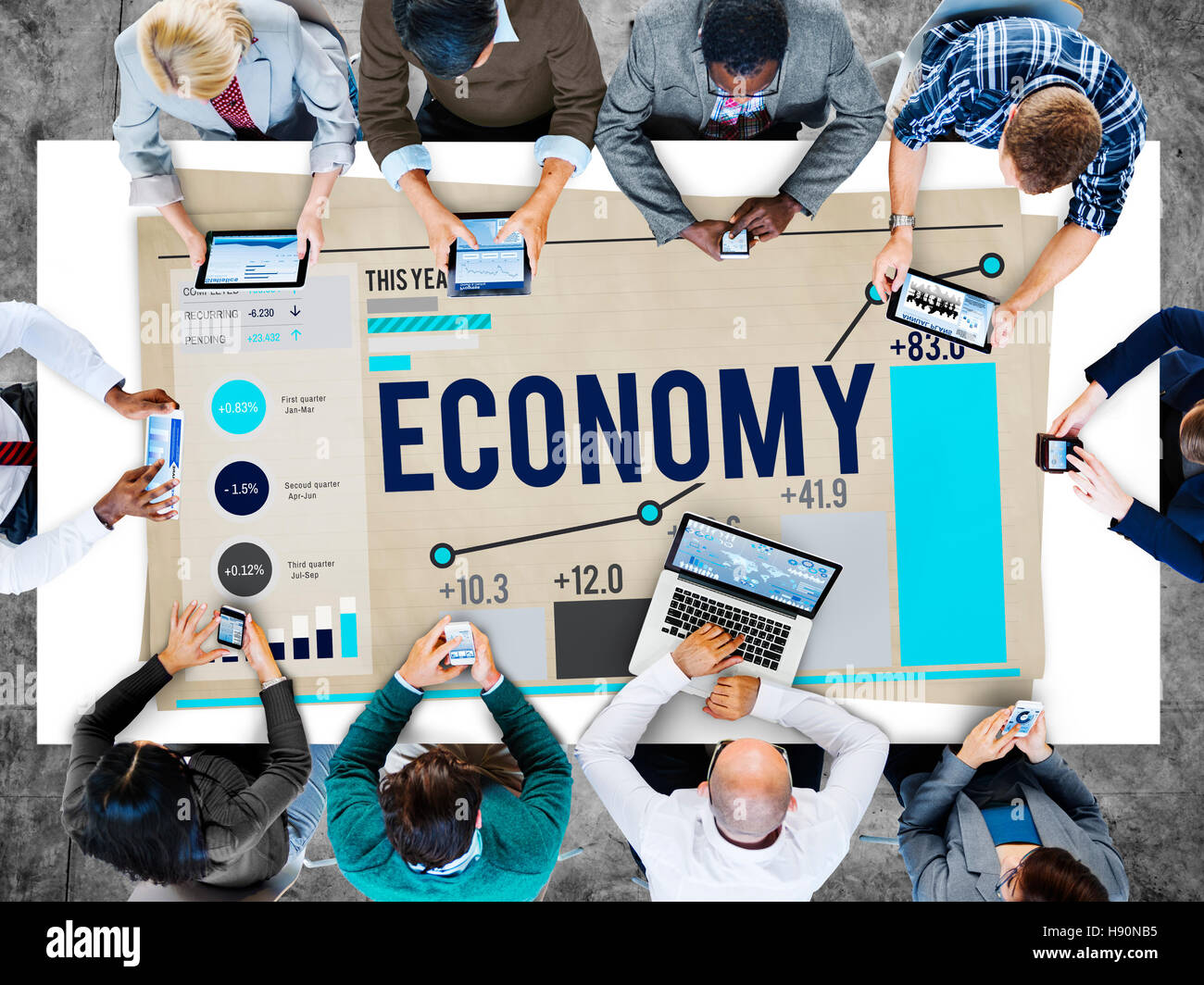 Economy Banking Finance Investment Money profit Concept Stock Photo - Alamy