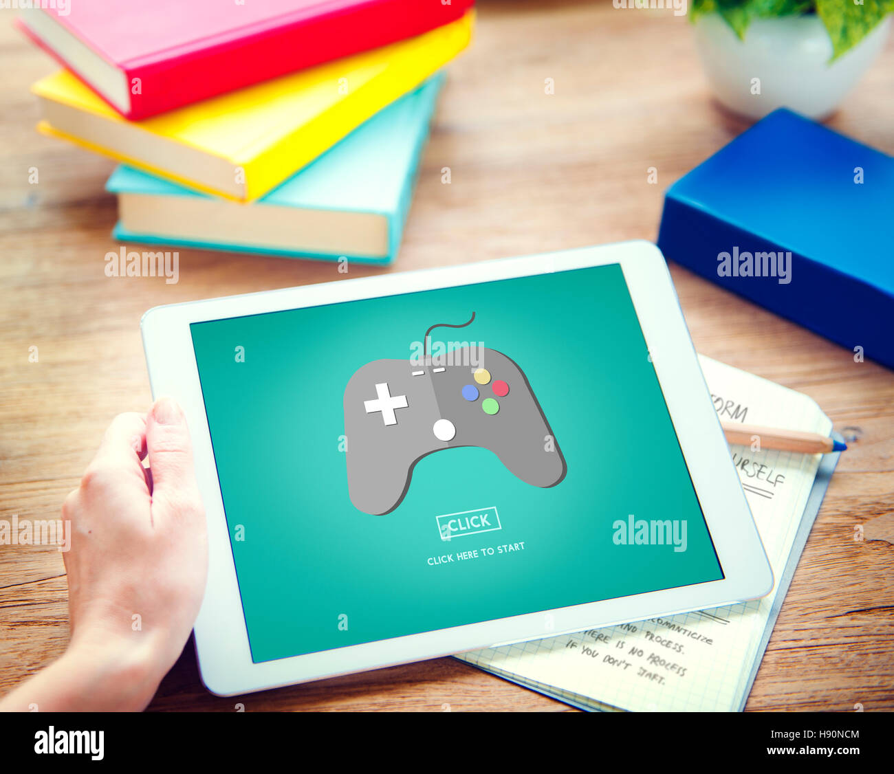 Electronic gamepad console technology hi-res stock photography and ...