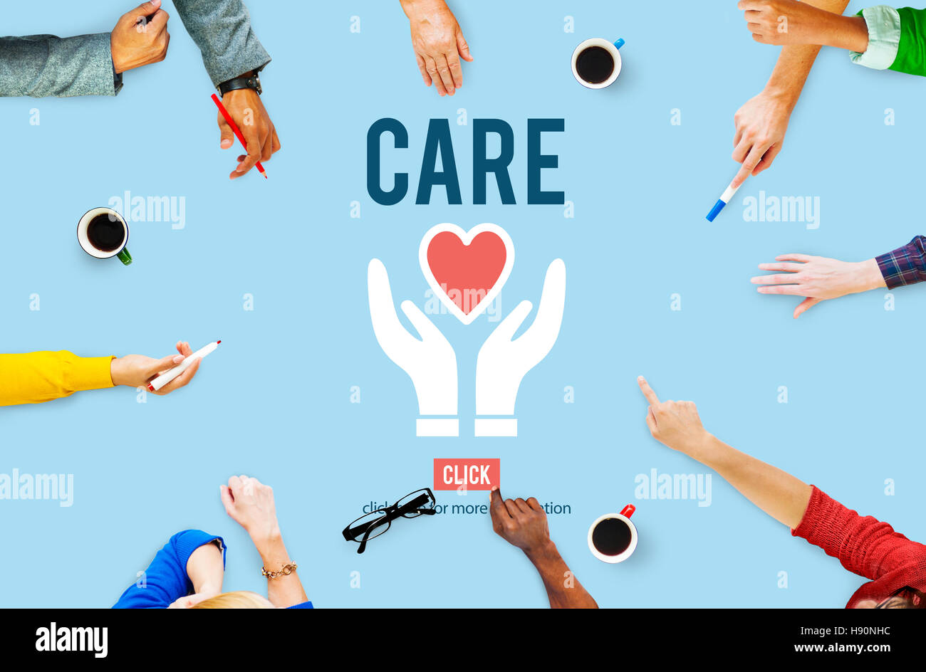 Care Give Charity Share Donation Foundation Concept Stock Photo - Alamy
