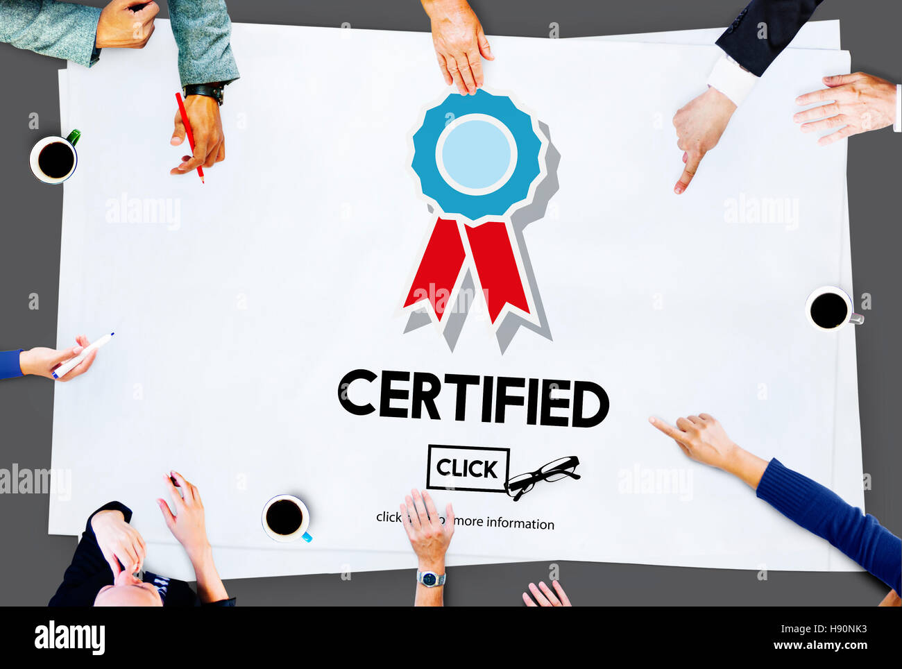 Certified Approval Agreement Confirmation Concept Stock Photo - Alamy
