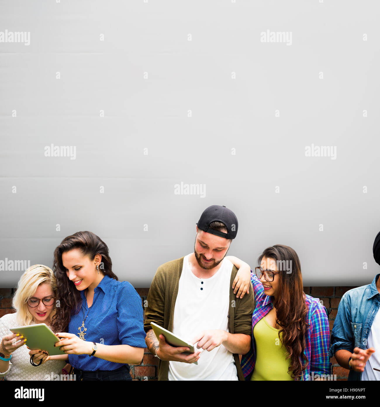 Talking Brainstorming Communication Friends Concept Stock Photo - Alamy