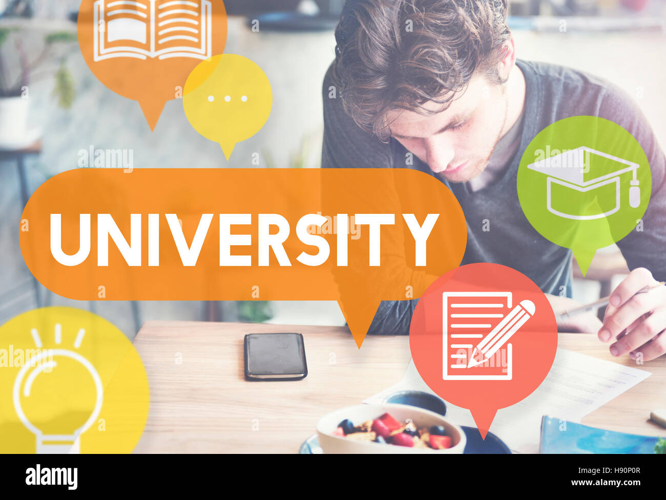 University Research Education College Concept Stock Photo - Alamy