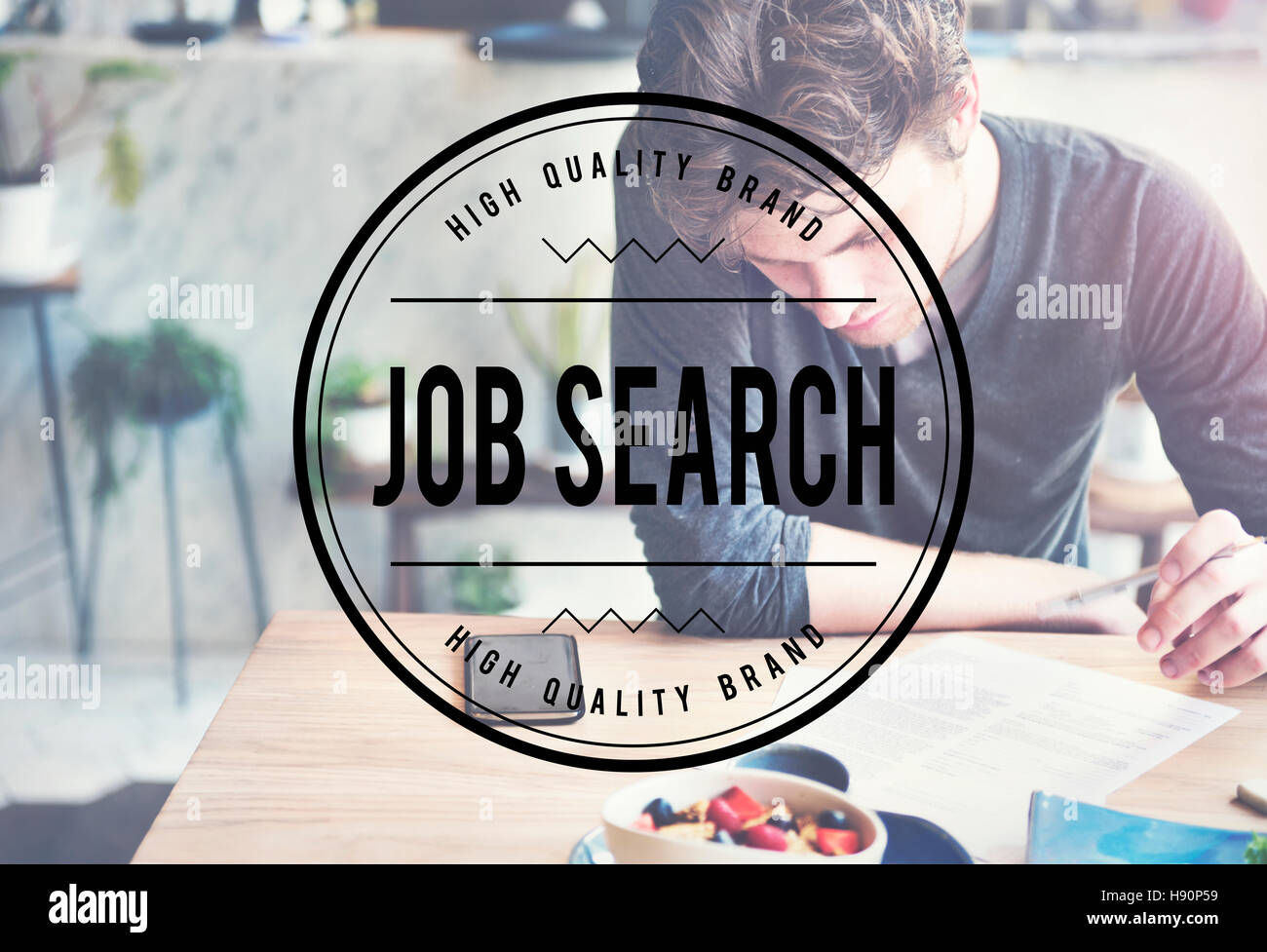 Job Search Application Career Work Concept Stock Photo - Alamy