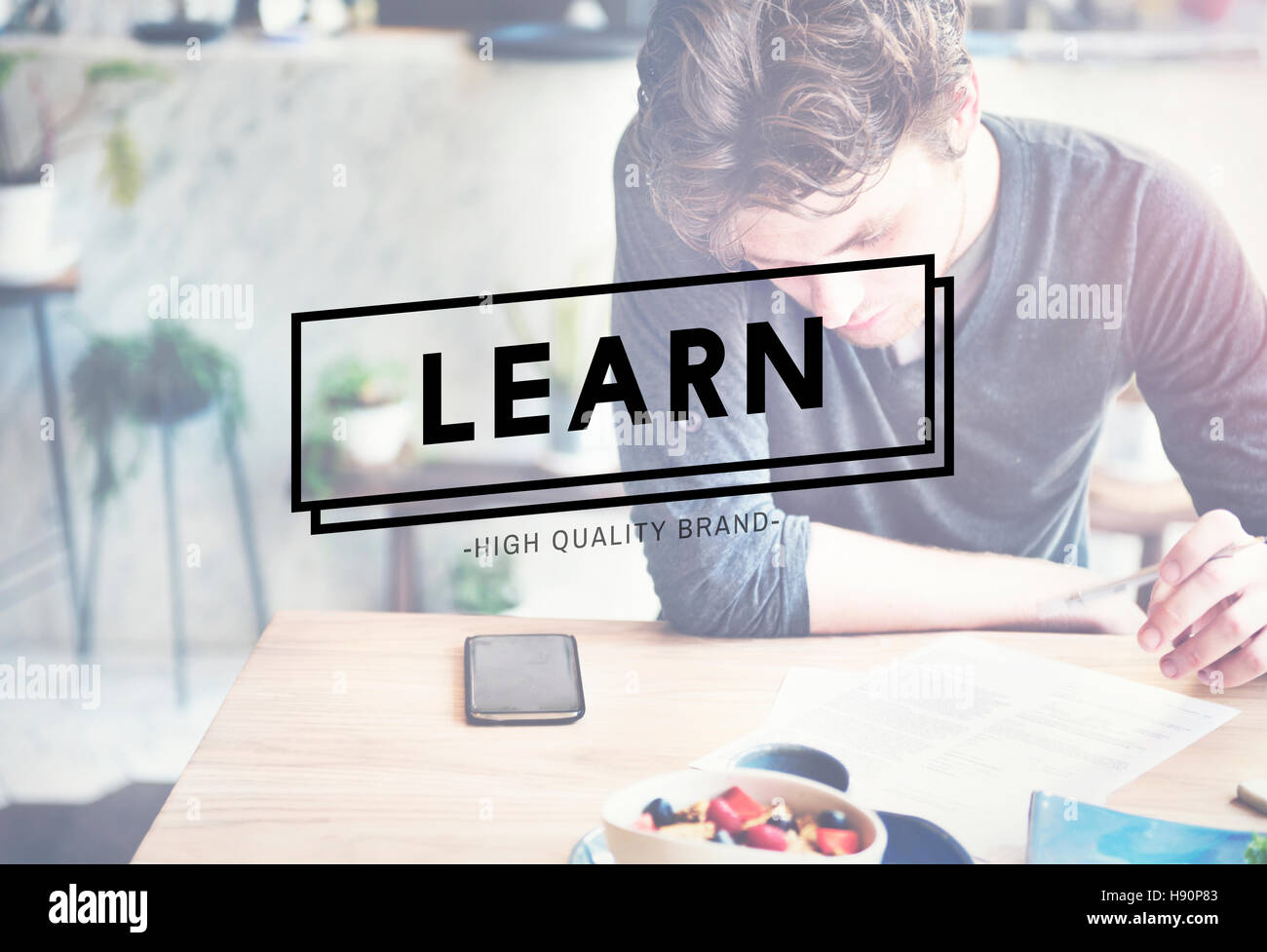 Learn Study School Student Lesson Concept Stock Photo - Alamy