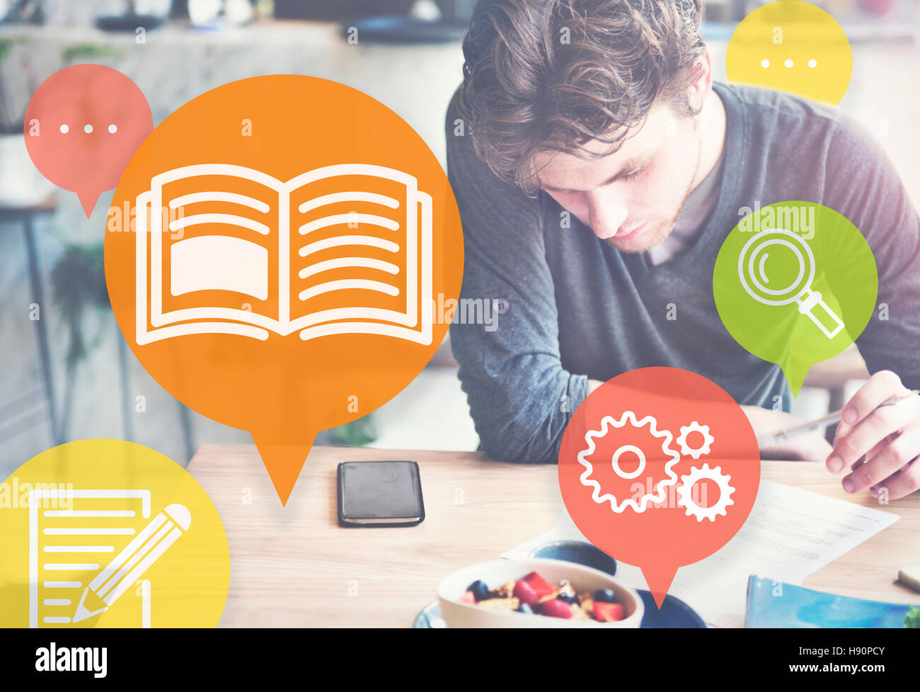 Knowledge Training Learning Skills Education Concept Stock Photo - Alamy