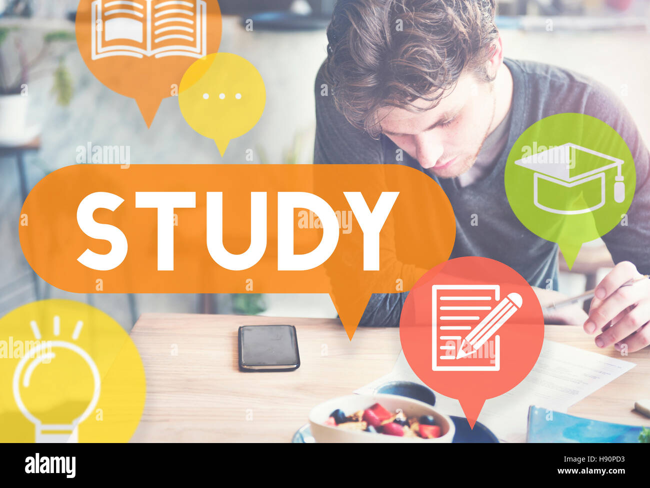 Study Education Learning Improvement Insight Concept Stock Photo - Alamy