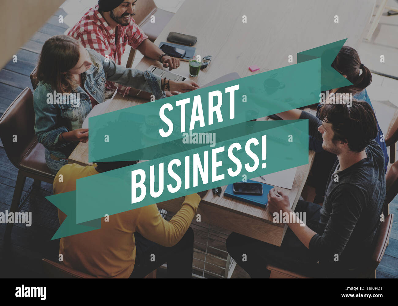 Start Small Think Big Smart Ideas Inspire Vision Concept Stock Photo ...